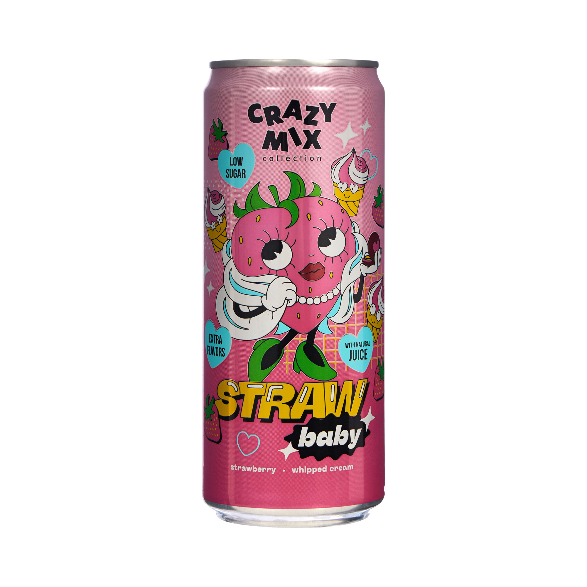 Напиток Crazy Mix 'Straw baby' 0,33л | купить в modi.ru