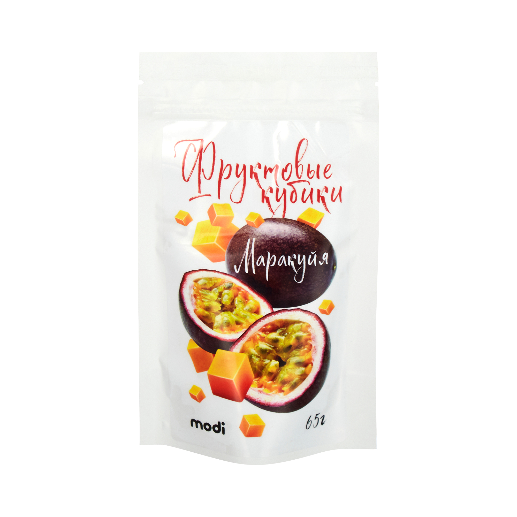 Фруктовые кубики Маракуйя, 65г | купить в modi.ru