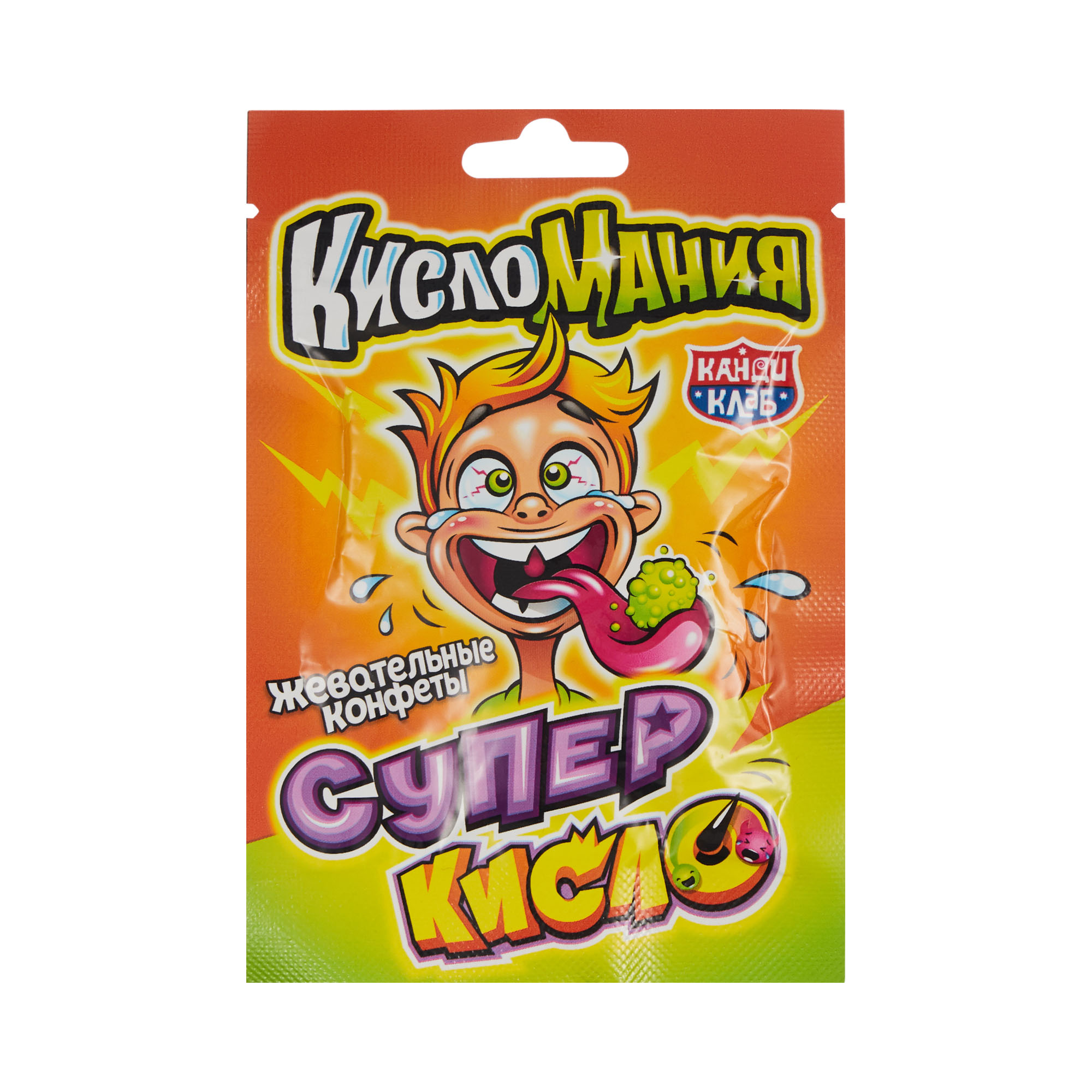 Жевательные конфеты 'Кисломания',13г